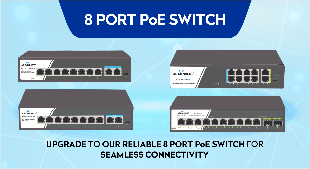 Power Your Network with 16 Port Gigabit Switch - AE Connect