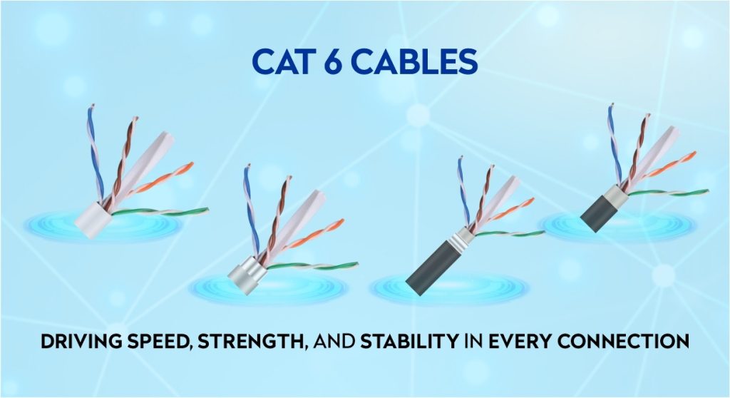 Cat 6 Cable for High-Speed, Reliable Network Connectivity